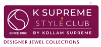 Premium Fashion Gold Plated Floral Broad Ruby Bangle Online| K Supreme